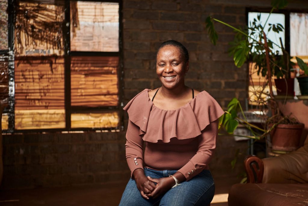 Lucy Diale, 30, Westonaria - Simunye - Modern ART for South Africa